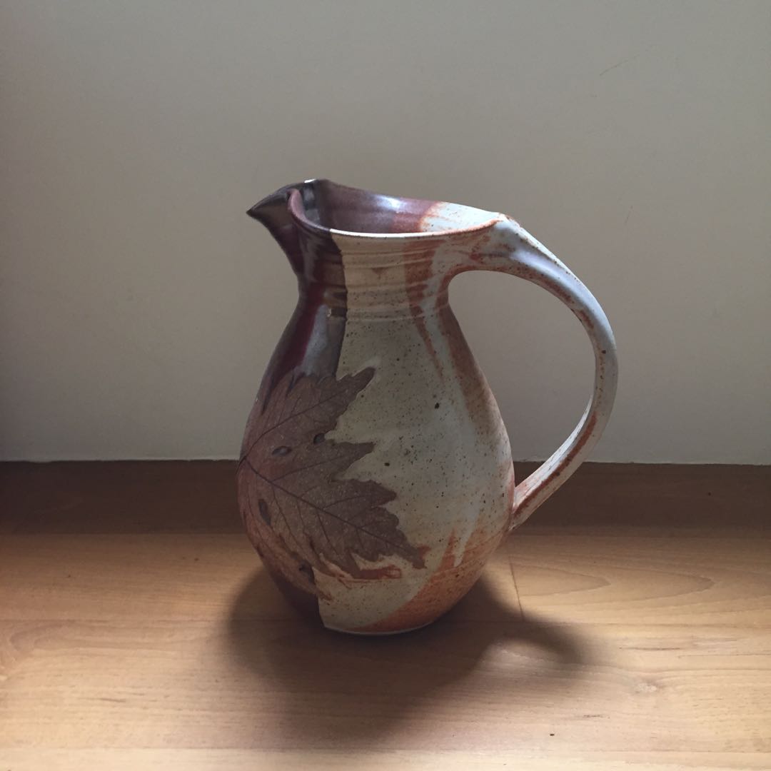 Leaf Design Vase/Pitcher, Furniture & Home Living, Home Decor, Vases ...