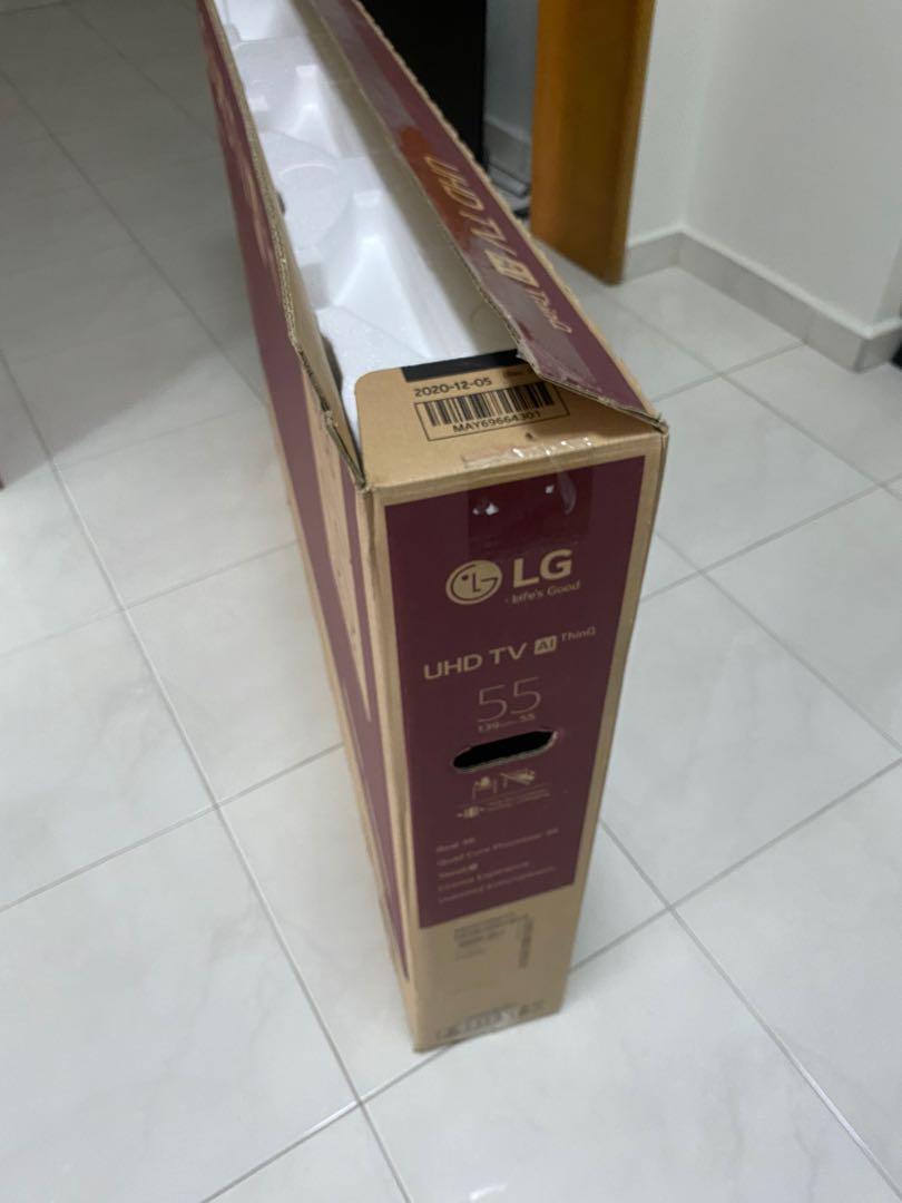 LG TV LARGE CARDBOARD BOX, TV & Home Appliances, TV & Entertainment, TV ...