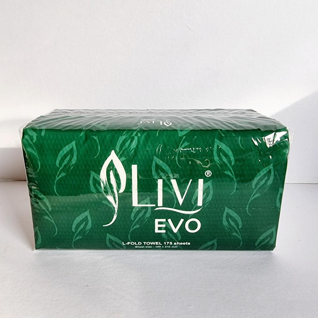 Livi EVO Interfolded Paper Towel 1-ply 175 sheets, Furniture & Home ...