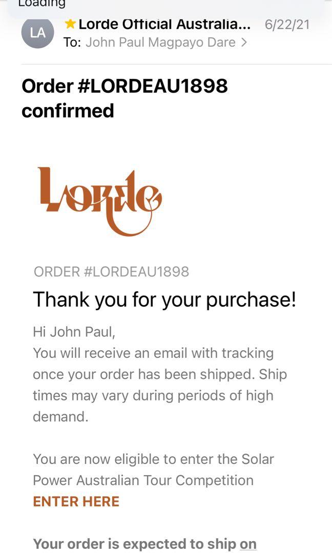 Lorde - Solar Power Music Box (discless), Hobbies & Toys, Music & Media ...