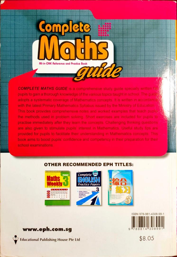 Maths Guide Books, Hobbies & Toys, Books & Magazines, Textbooks on ...