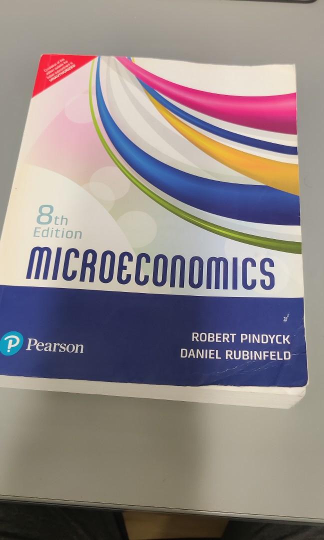Microeconomics- Robert Pindyck (8th edition), Hobbies & Toys, Books ...