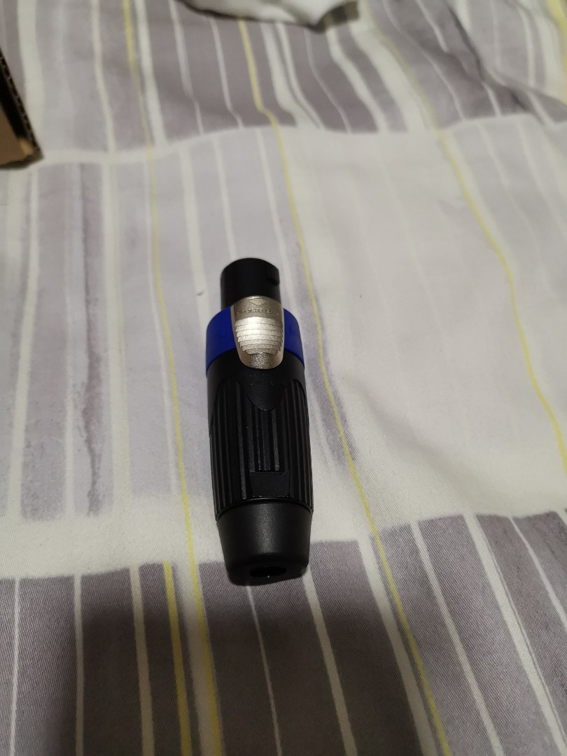 Neutrik 4 way Speakon connector for Rel subwoofer high level cable ...