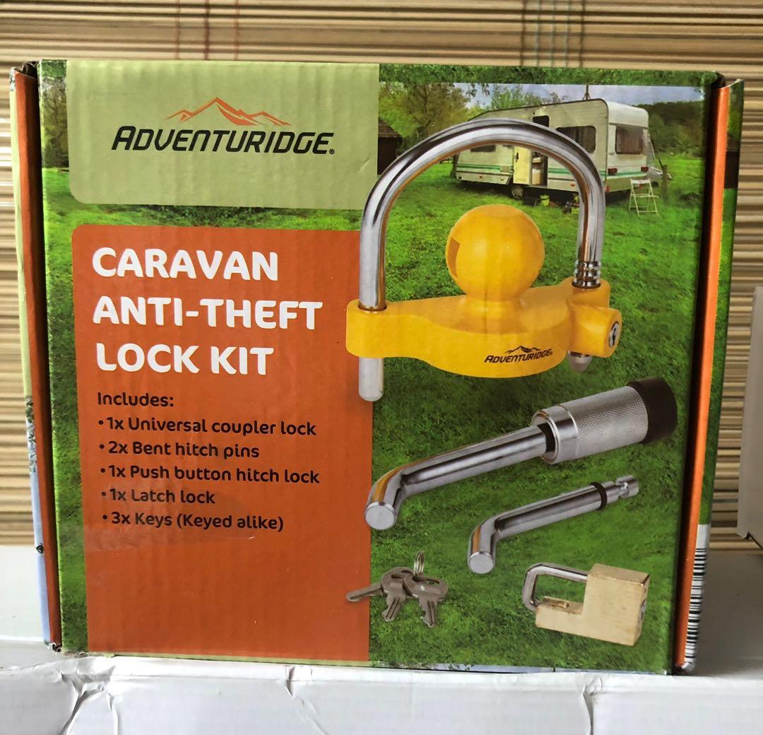 New Imported Adventuridge Caravan Anti-Theft Lock Kit Tow and Store ...