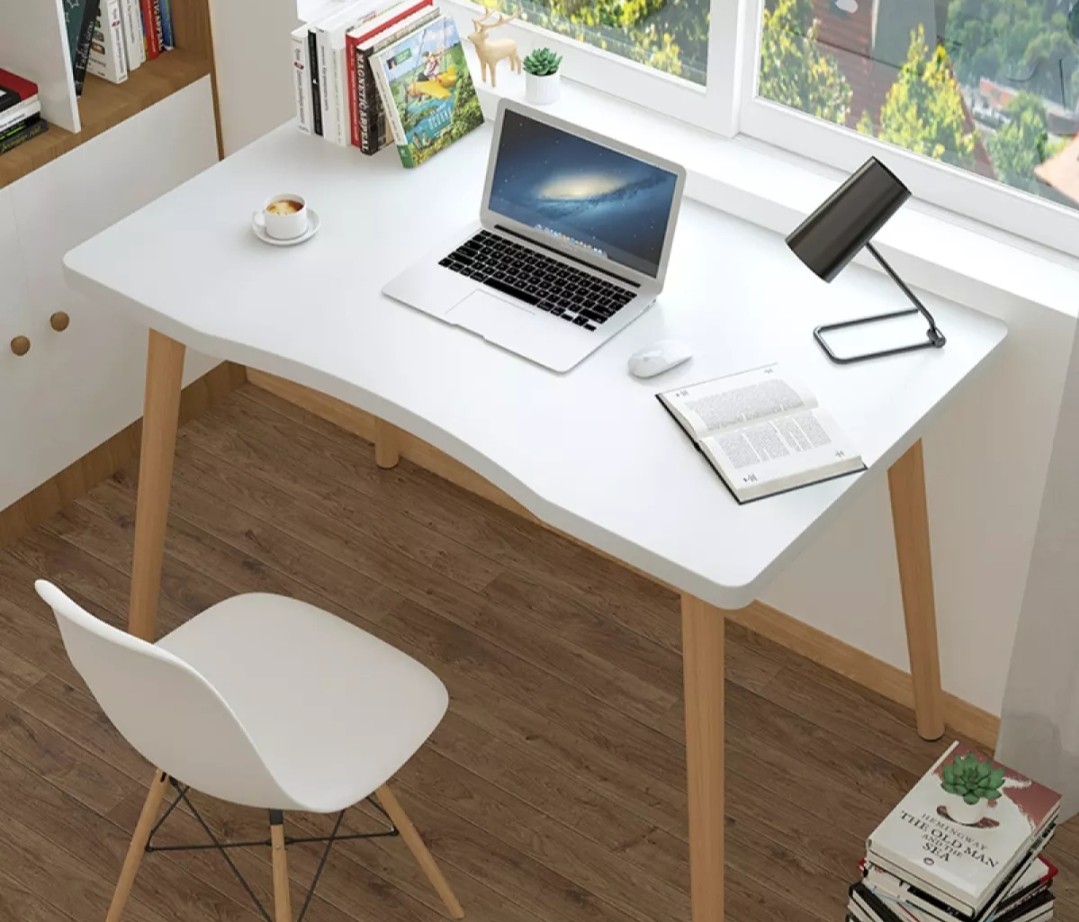 Nordic style computer table, Furniture & Home Living, Furniture, Tables ...