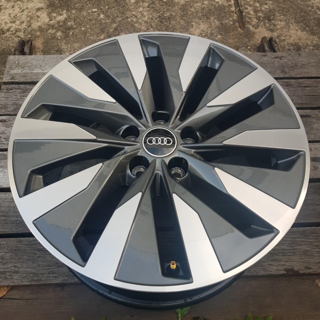 Original Audi A6 rims, Car Accessories, Tyres & Rims on Carousell