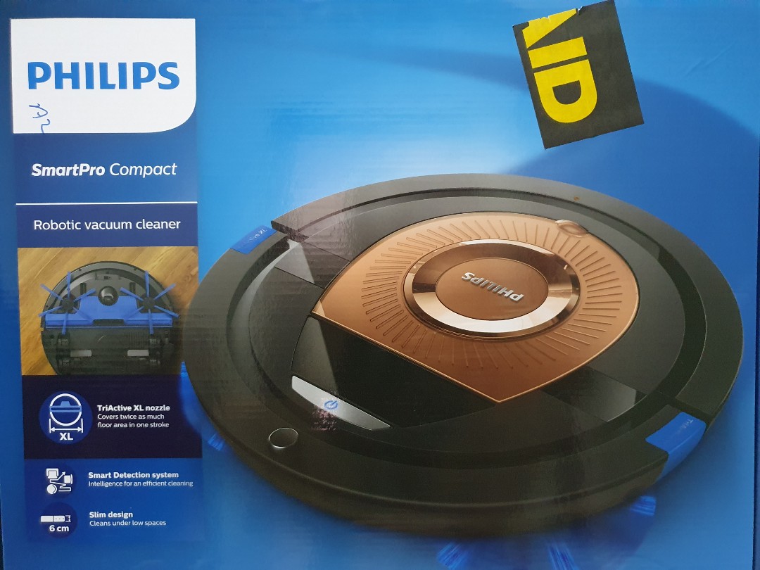 Philips SmartPro Compact Robotic Vacuum Cleaner, Furniture & Home ...