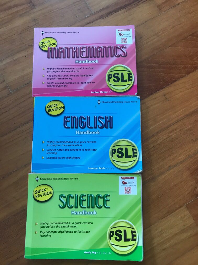 PSLE quick revision Science, Math, English, Hobbies & Toys, Books ...