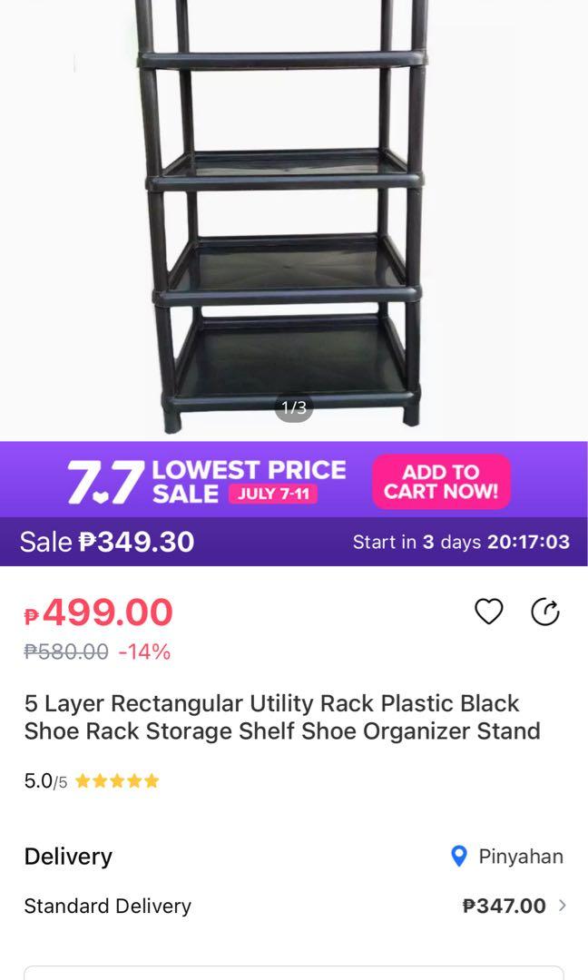 Rectangular rack - 4 layers, Furniture & Home Living, Furniture ...