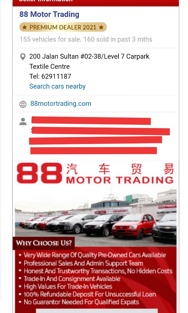 SGD 2000 credit from 88 motor trading, Car Services, Other Car Services ...