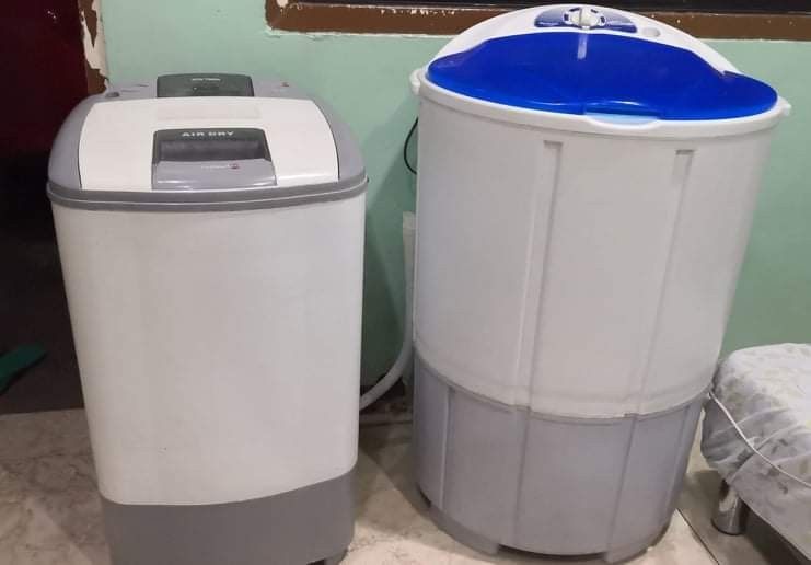 Sharp washer & fujidenzo spinner, TV & Home Appliances, Washing ...