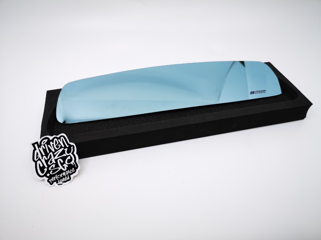 SPOON Blue Wide Rear View Mirror For Honda Civic FK8 FD2R FC1 FN2 GK ...