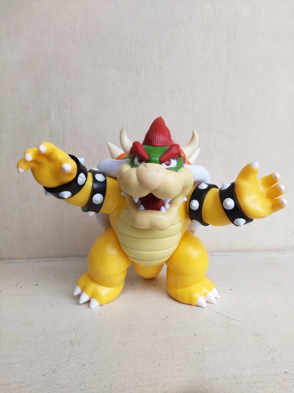 Nintendo Super Mario Bros Koopa PVC Bowser Figure 12 inches, Hobbies ...