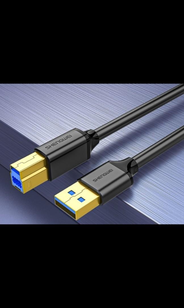 USB 3.0 Printer Cable, Computers & Tech, Parts & Accessories, Cables ...