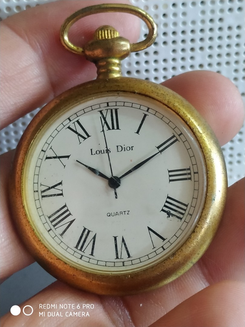 Vintage Louis Dior pocket watch, Men's Fashion, Watches & Accessories ...
