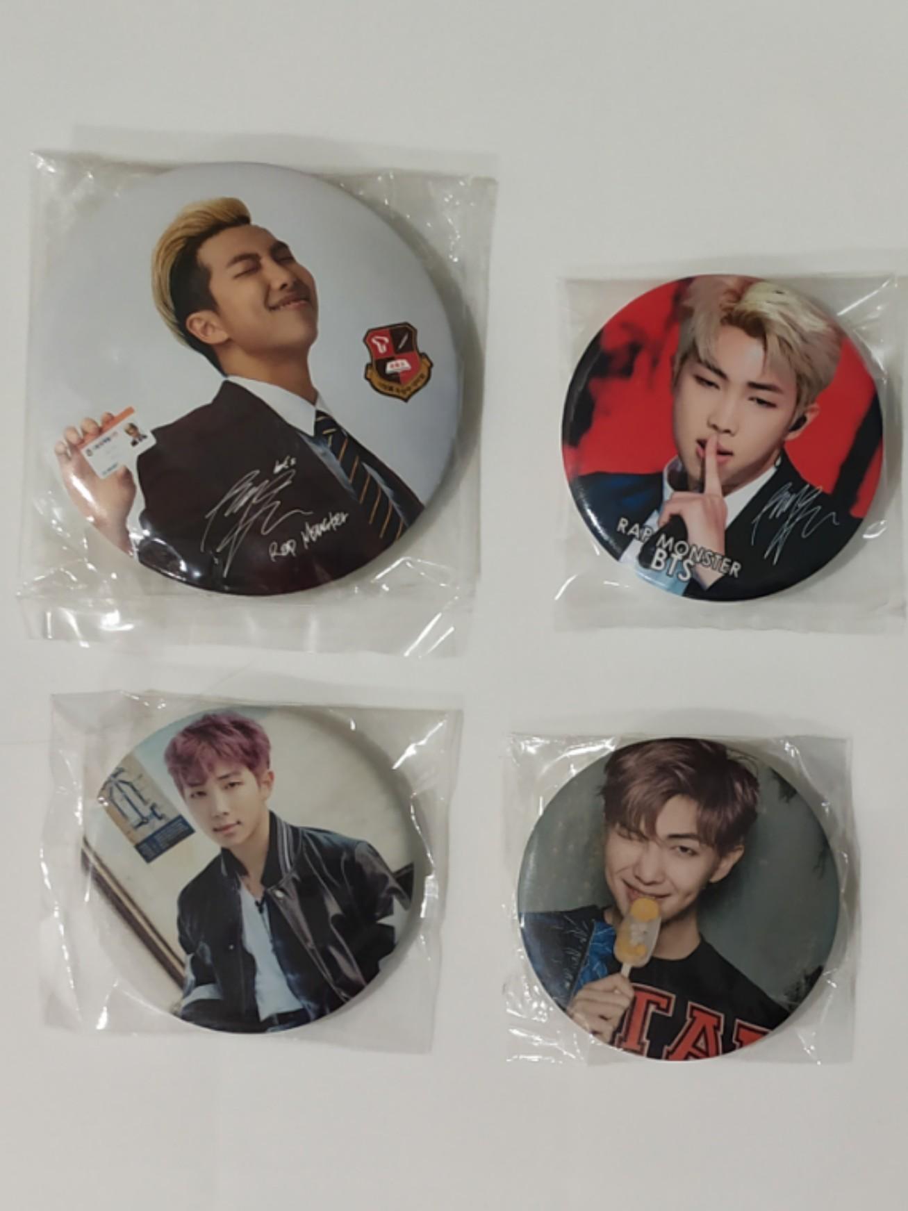 wts bts rm badges unofficial, Hobbies & Toys, Memorabilia ...