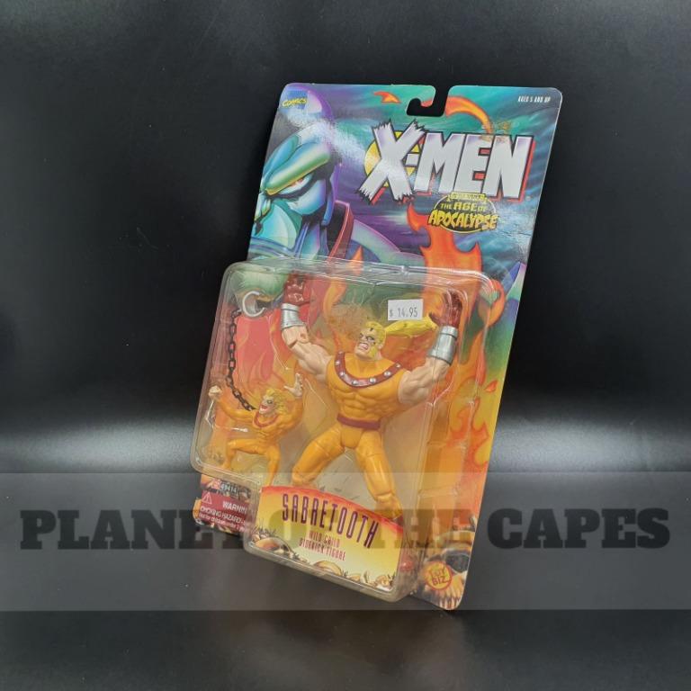 X-men Age of Apocaplypse Sabretooth with Wild Child Sidekick Figure ...