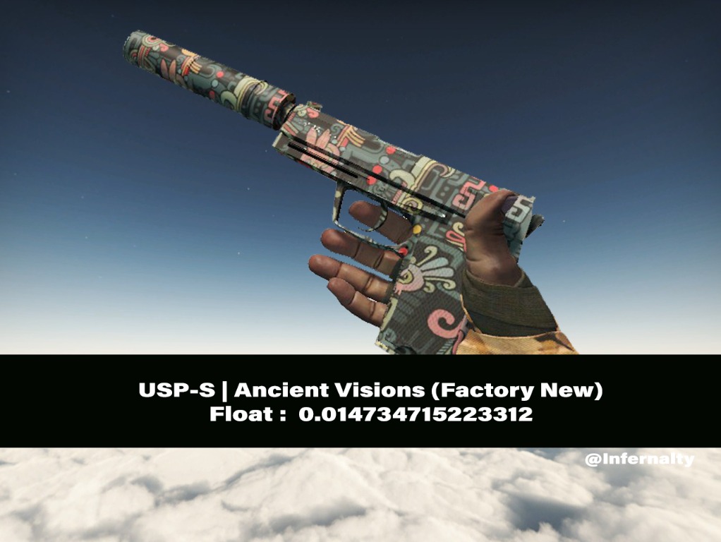 (0.01FV) USP-S Ancient Vision FN CSGO SKINS KNIVES, Video Gaming ...