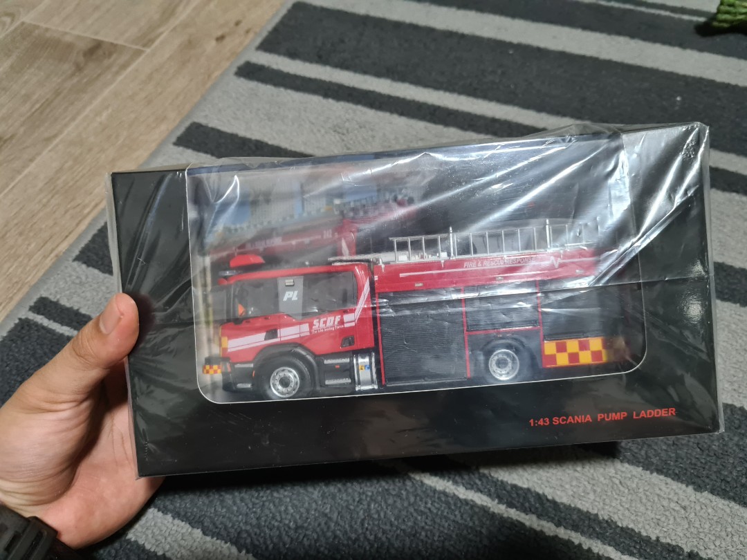 1:43 SCDF Pump Ladder (new gen), Hobbies & Toys, Toys & Games on Carousell