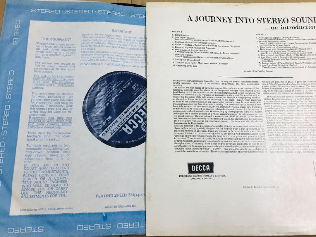 古典天碟 DECCA STEREO SOUND 「火車頭」名盤頭花膠唱片, 興趣及遊戲, 收藏品及紀念品, 明星周邊 - Carousell
