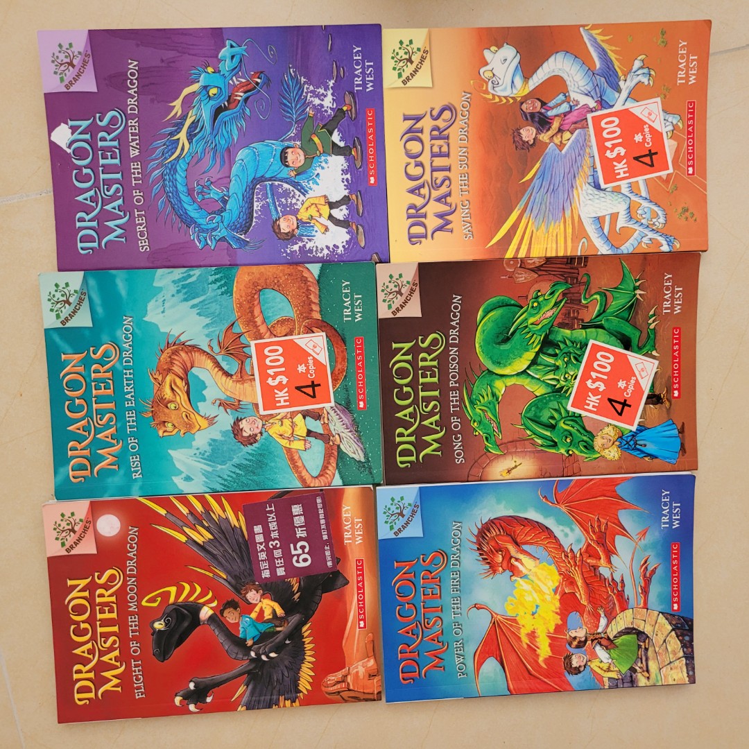 (全新) Dragon Masters, 共6本(不散賣), 興趣及遊戲, 書本 & 文具, 小朋友書 - Carousell