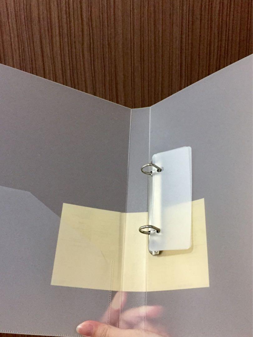 A4 Muji 2 Ring Binder File, Hobbies & Toys, Stationery & Craft ...
