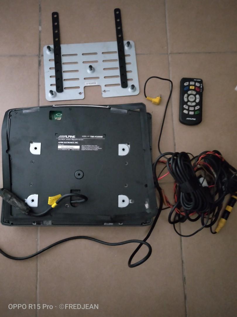 Alpine rear vision monitor TMX-R3000B, Auto Accessories on Carousell