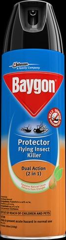 BAYGON Protector Flying Insect Killer 500ml, Furniture & Home Living ...