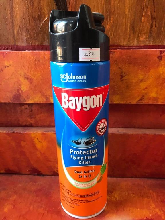 BAYGON Protector Flying Insect Killer 500ml, Furniture & Home Living ...