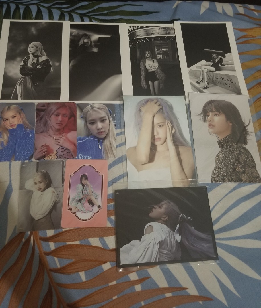BLACKPINK LISA AND ROSÉ SET PHOTOCARDS AND POSTCARDS, Hobbies & Toys, Memorabilia & Collectibles ...