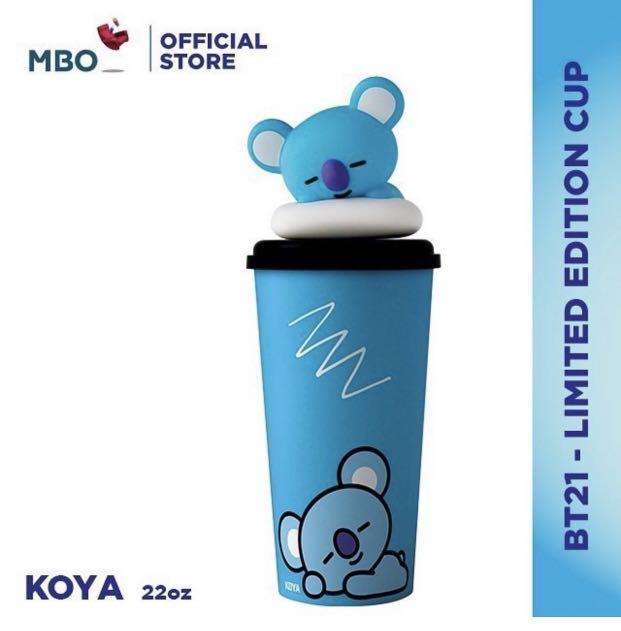 BT21 MBO Limited Edition Topper Cup Tumbler, Hobbies & Toys, Memorabilia & Collectibles, K-Wave ...
