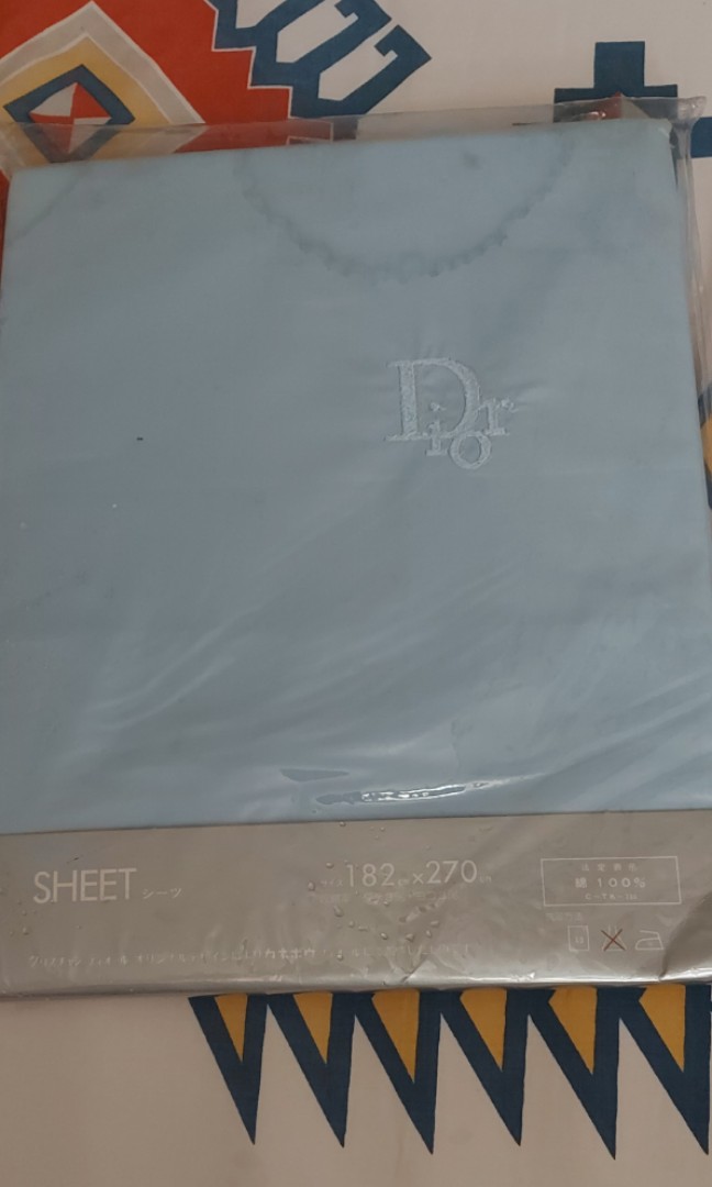 Christian dior bed sheet, Furniture & Home Living, Bedding & Towels on ...