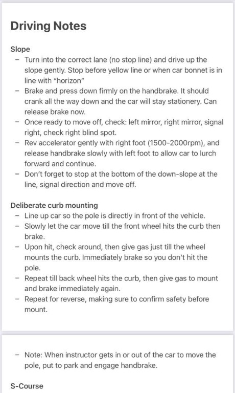 Class 3A Driving Notes, Hobbies & Toys, Books & Magazines, Assessment ...
