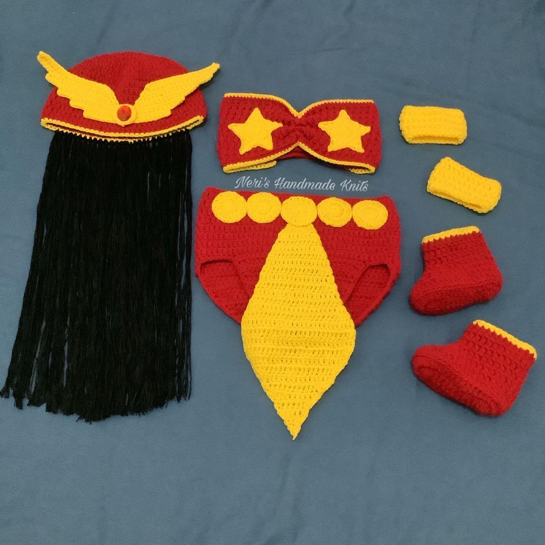 Darna Crochet Baby Costume (Made to order), Babies & Kids, Babies ...