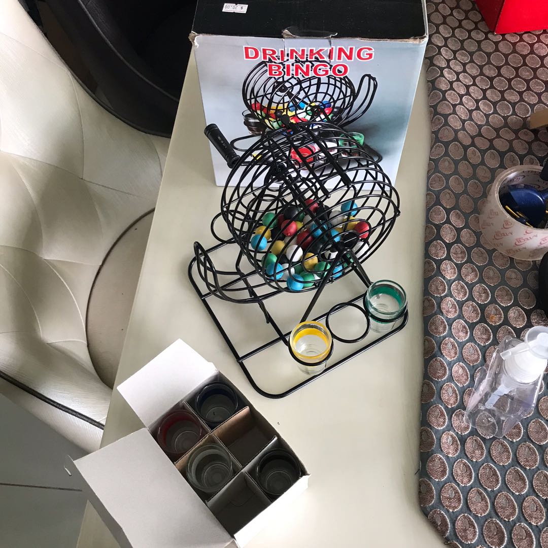 Drinking Bingo Party Game, Hobbies & Toys, Toys & Games on Carousell