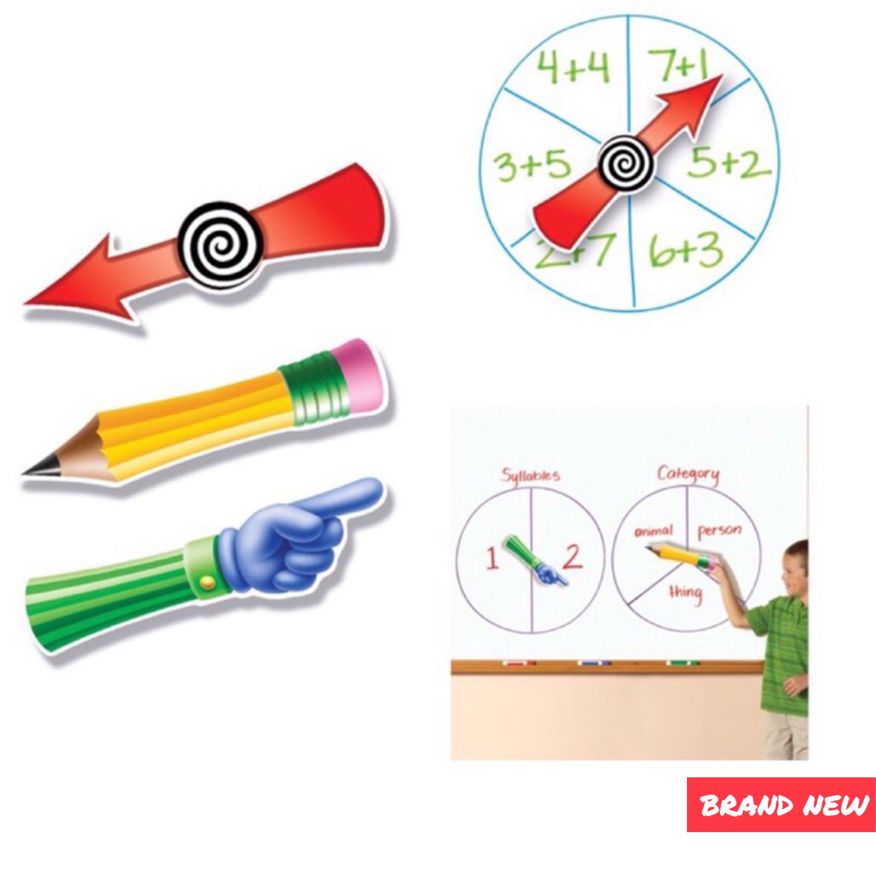 Educational Insights Spinzone Magnetic Whiteboard Spinners, Hobbies ...