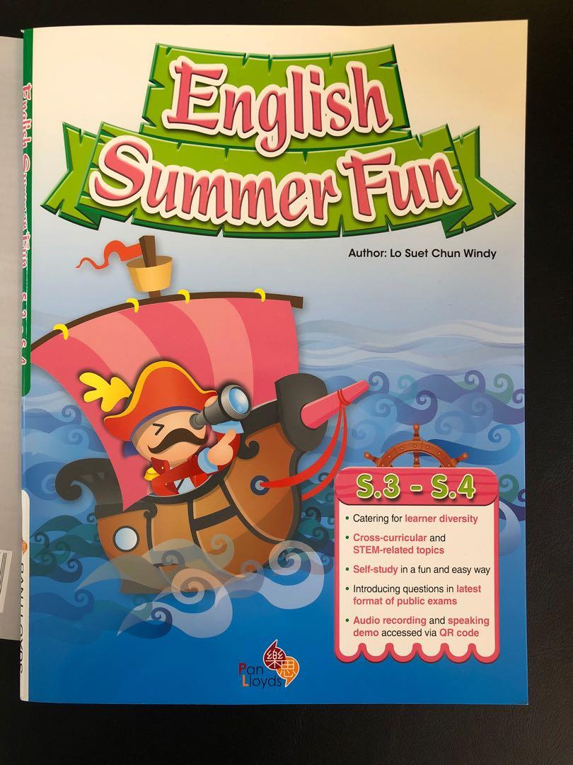 English Summer Fun S3-S4, 興趣及遊戲, 書本 & 文具, 小朋友書 - Carousell