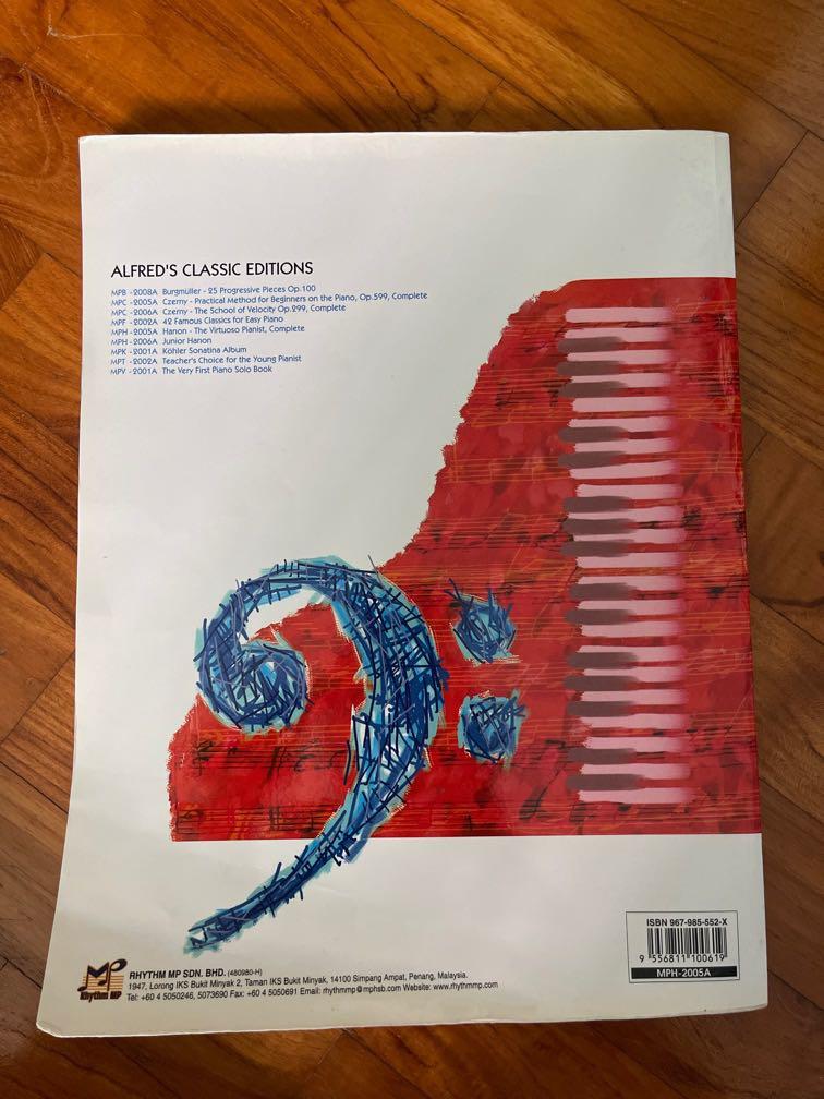 Hanon Piano practice book, Hobbies & Toys, Music & Media, Music Scores ...