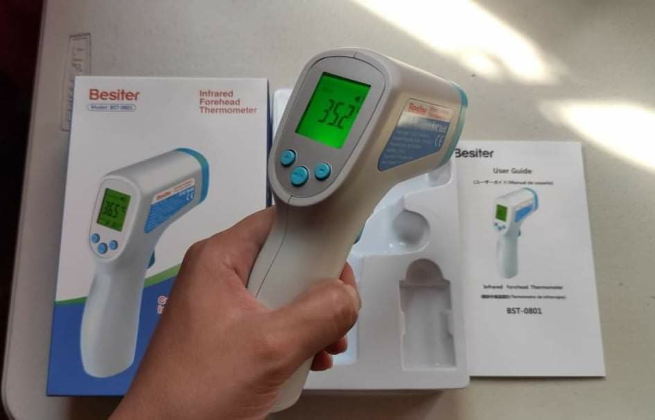 Infrared thermal scanner, Health & Nutrition, Thermometers on Carousell