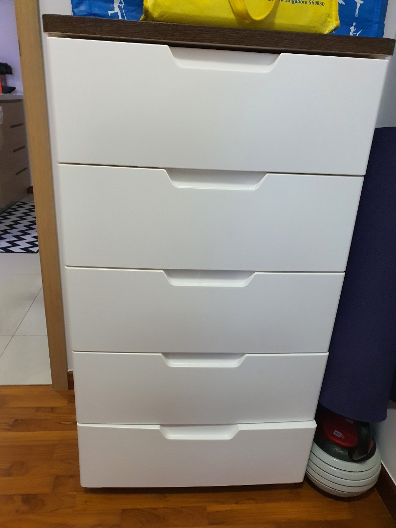 IRIS OHYAMA Japan chest of drawers 5 tiers, Furniture & Home Living ...