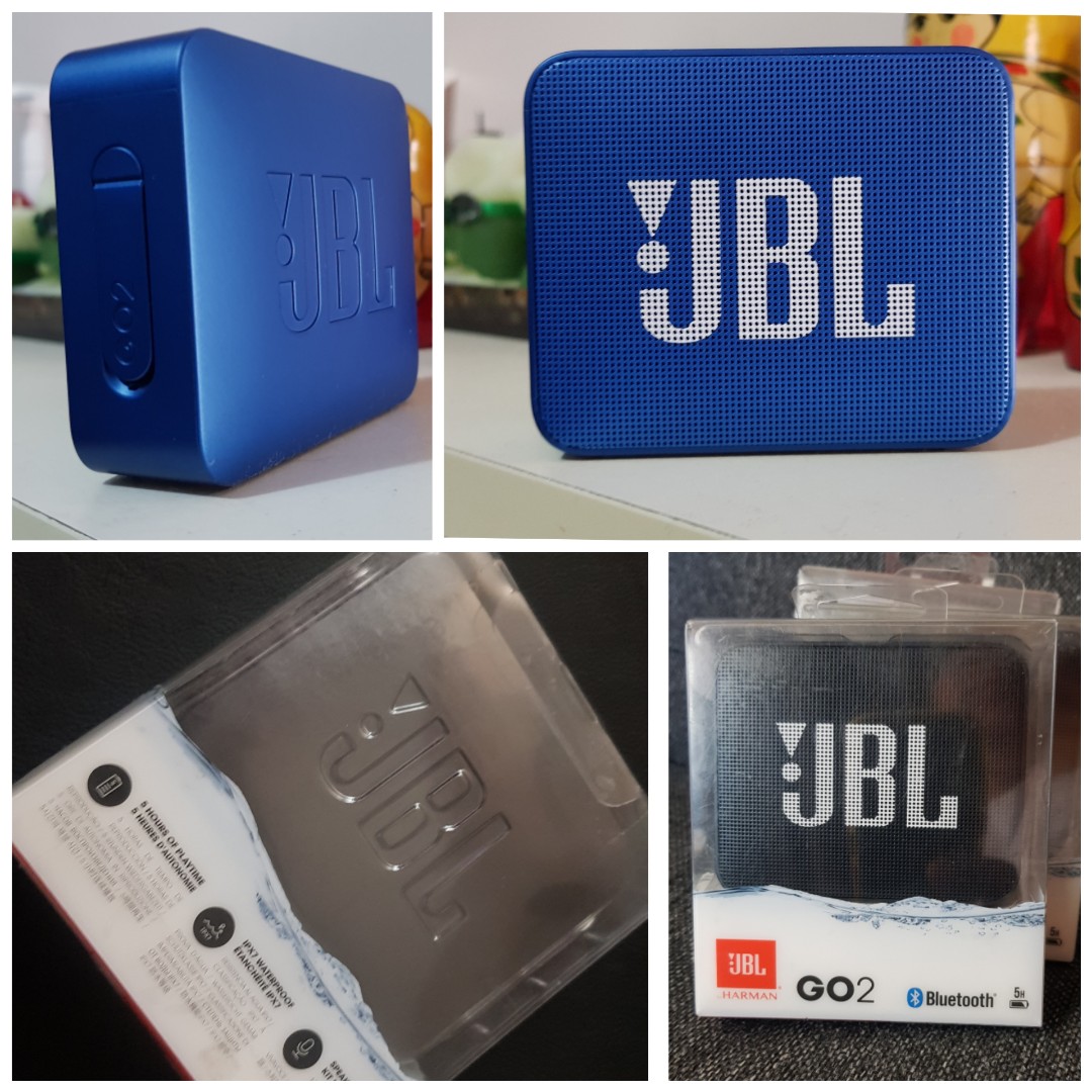 JBL Go 2 portable bluetooth waterproof speaker (original), Audio ...