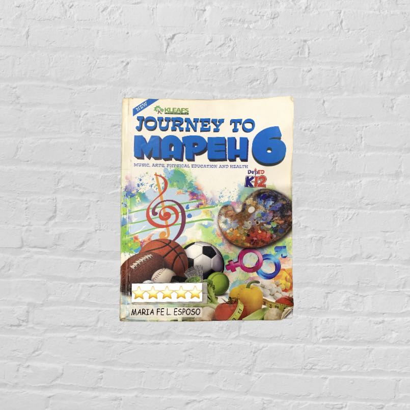 Journey to MAPEH 6 (Grade 6 textbook / book), Hobbies & Toys, Books ...