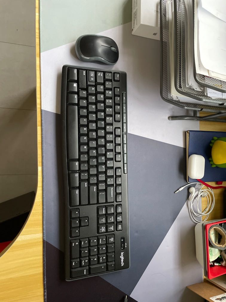 Logitech K270 Wireless Keyboard With Bluetooth Mouse Computers And Tech Parts And Accessories