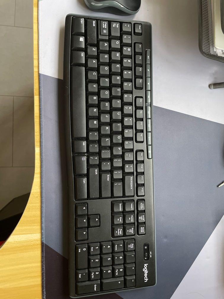 logitech K270 wireless keyboard with bluetooth mouse, Computers & Tech, Parts & Accessories ...
