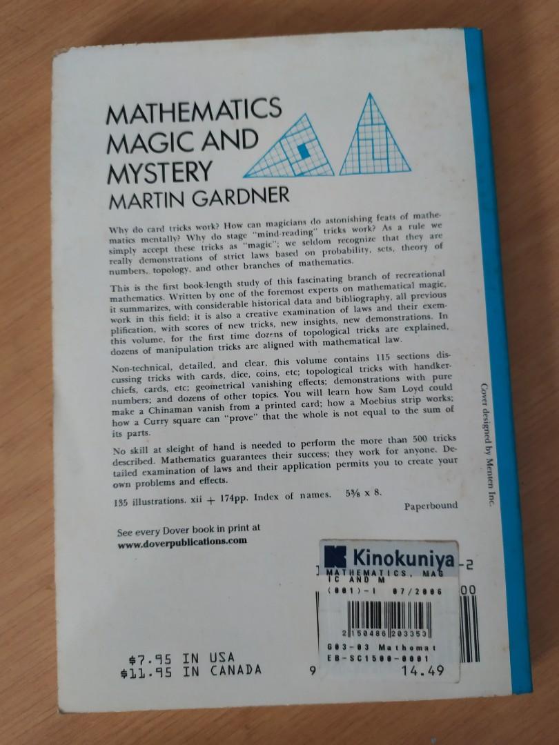 Mathematics Magic and Mystery, Hobbies & Toys, Books & Magazines ...
