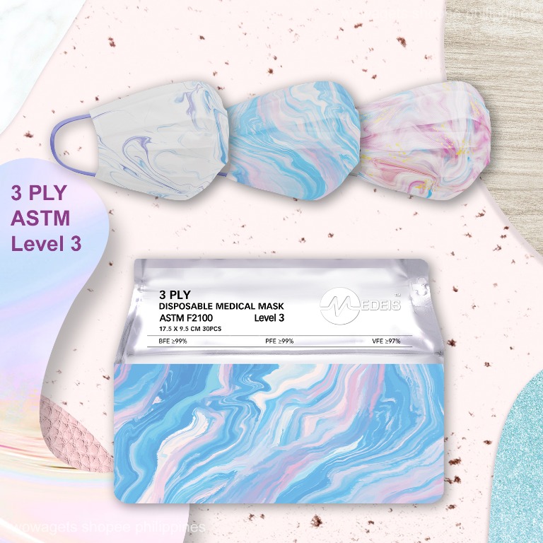 MEDEIS disposable medical face mask - Paint Cyber (30 pcs) from Hong ...