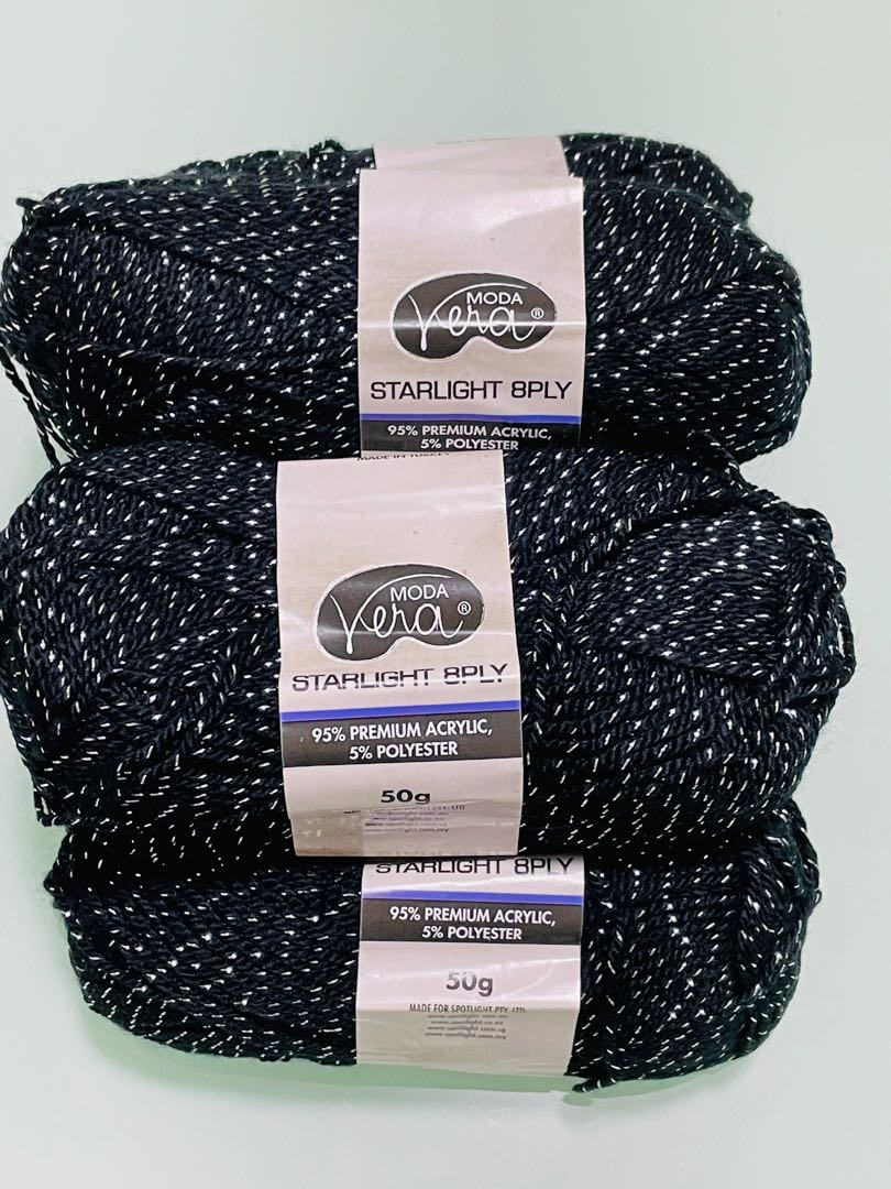 Moda Vera Starlight yarn from Spotlight, Hobbies & Toys, Stationery ...