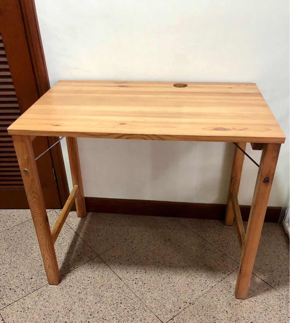 Muji Foldable Study Table Desk, Furniture & Home Living, Furniture ...