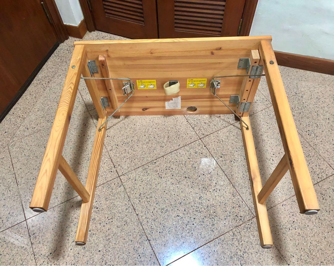 Muji Foldable Study Table Desk, Furniture & Home Living, Furniture ...