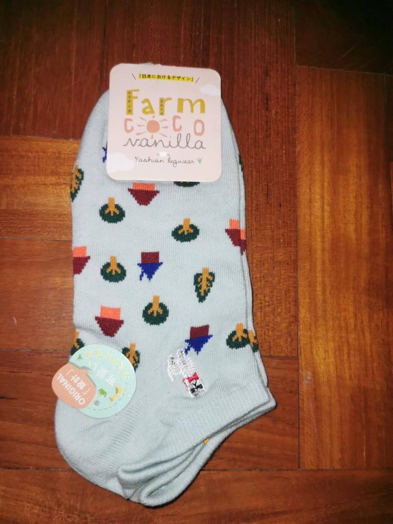 Muji Style Farm Coco Socks, Women's Fashion, Watches & Accessories ...